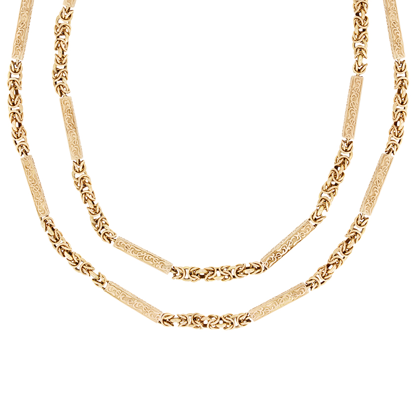 Vintage Guard Chain Necklace, c.1970s | Farringdons Jewellery