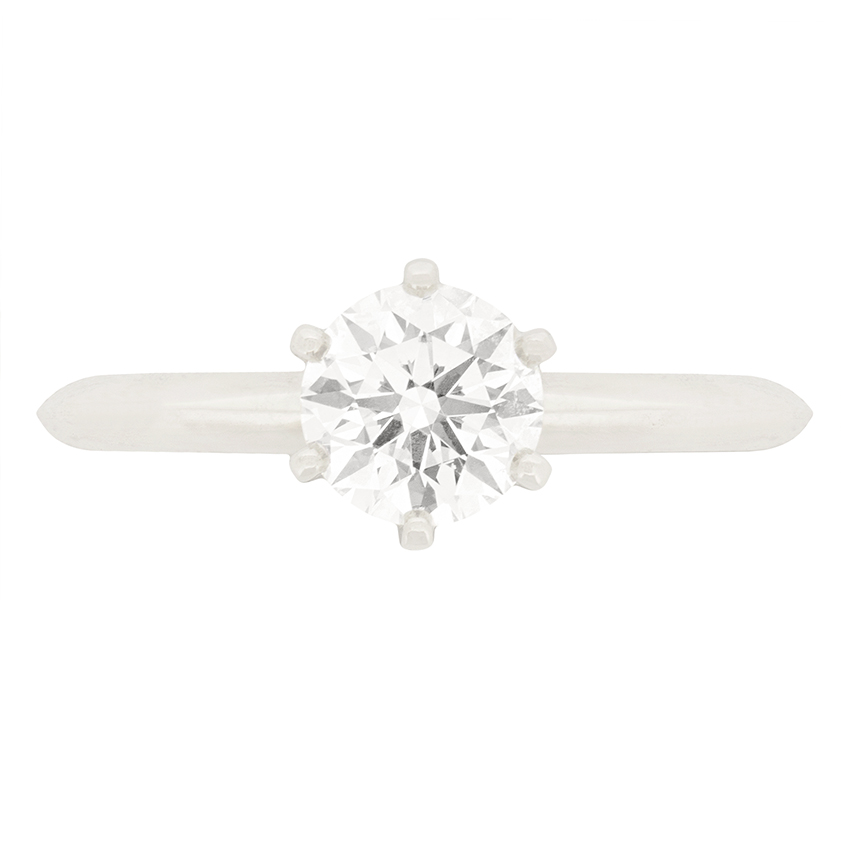 Tiffany & Co. 0.94ct Diamond Solitaire Ring | Farringdons Jewellery